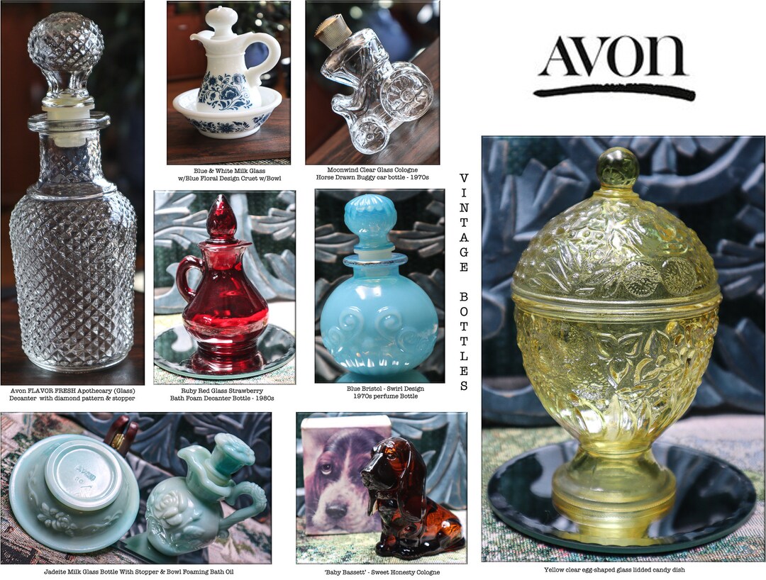 Avon Vintage Bottles/collectibles - Etsy
