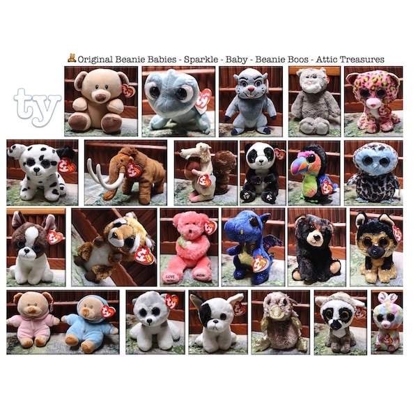 Beanie Boo Tags - Etsy