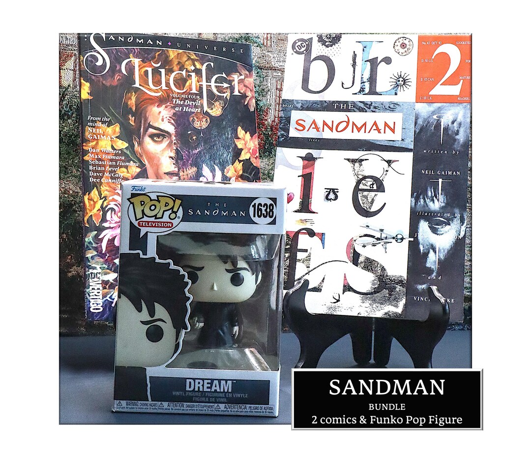 Sandman Comic Bundle: Lucifer, Brief Lives, Dream Funko Pop - Etsy
