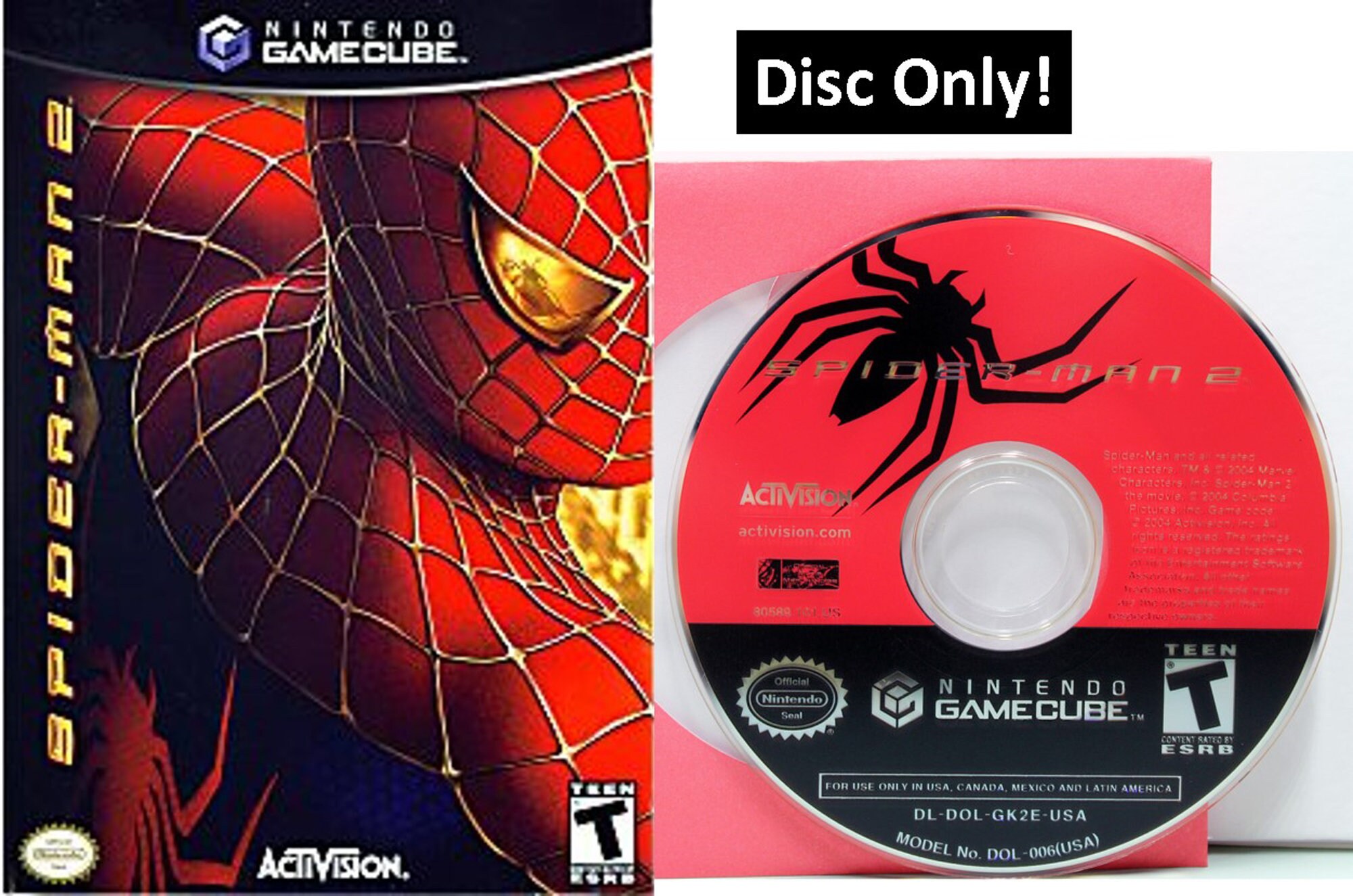 Spider Man 2 Gamecube Cover