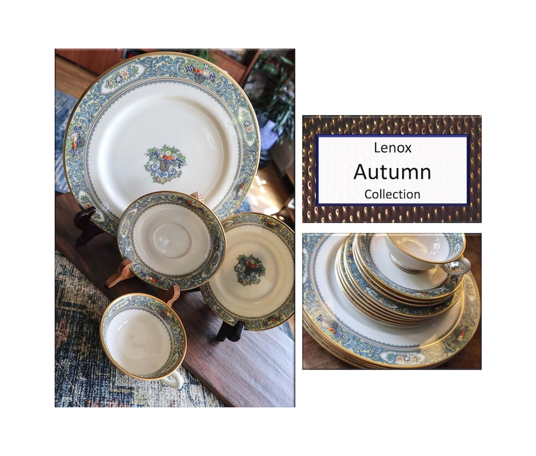 Lenox Autumn Presidential Collection Dinner Bread & Butter Plate Saucer ...