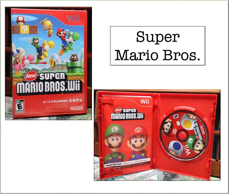 Wii Video Games: Super Mario Bros. Game Party Frenzy Fishing Ultimate I ...