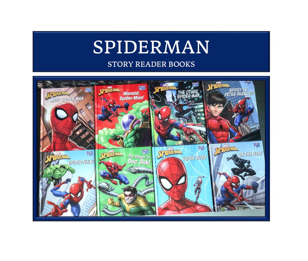 Story Reader Me Reader- Spiderman/hardcover - Etsy