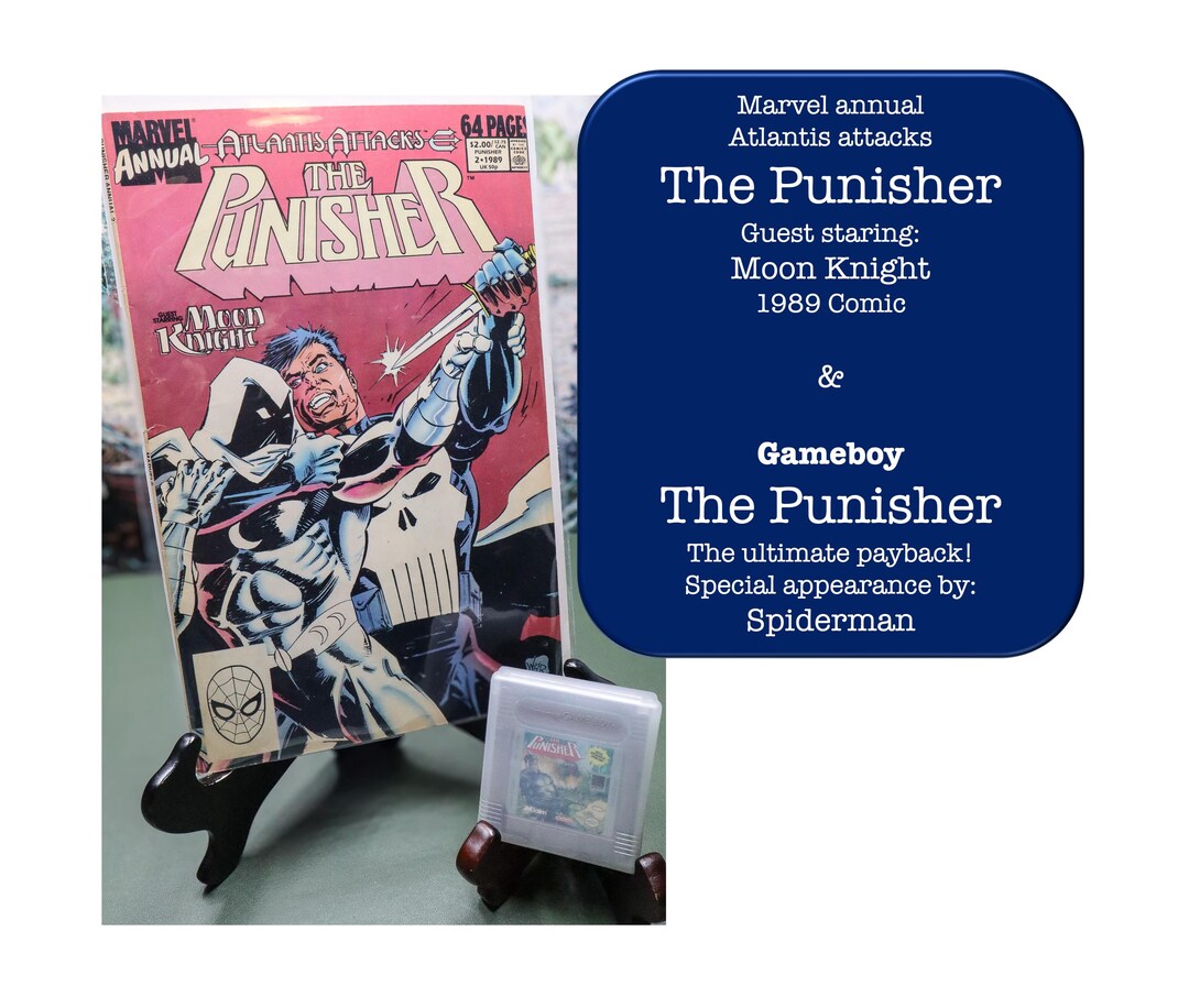 Gameboy the Punisher the Ultimate Payback Video Game and Marvel Annual ...