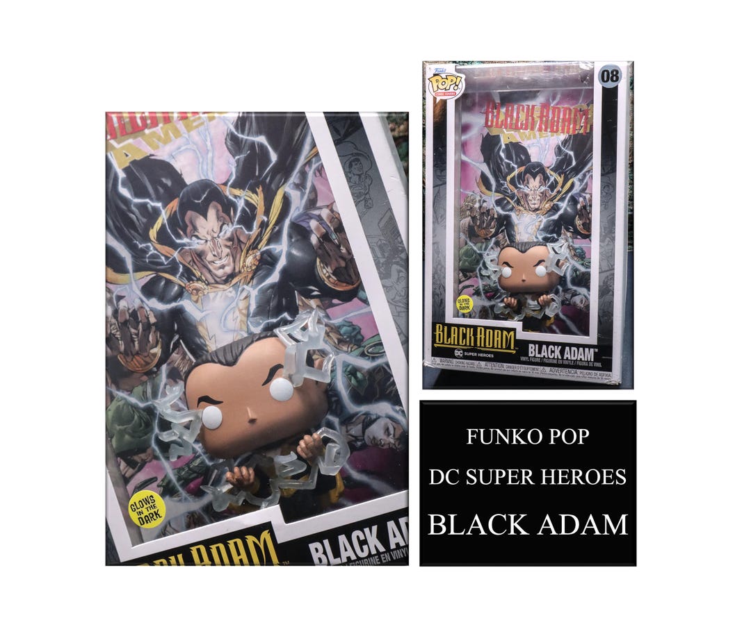 DC Super Heroes Comics Black Adam Funk POP! - Etsy