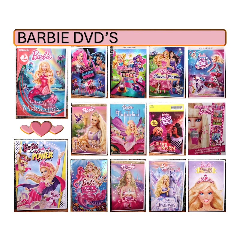 Barbie Movie Dvds - Etsy