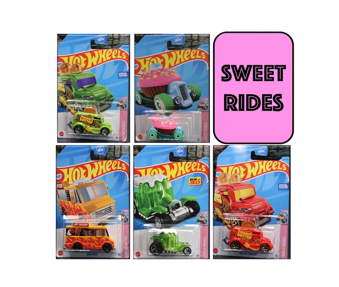 Hot Wheels Mattel - SWEET RIDES Set of 5 - Etsy