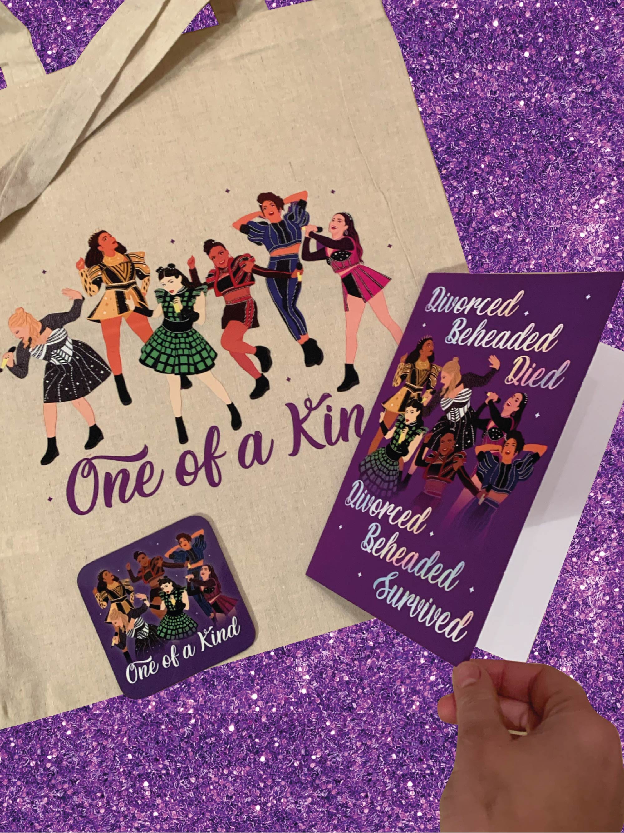 Six the Musical Bundle Six Musical Gift Musical Gift Notebook Coaster ...