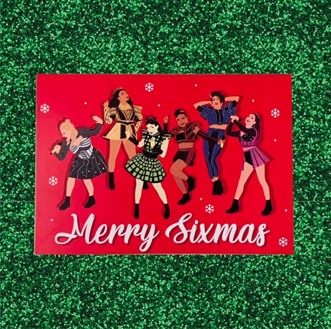 A5 | Six the Musical Christmas Card | Musical Christmas Card | Broadway ...