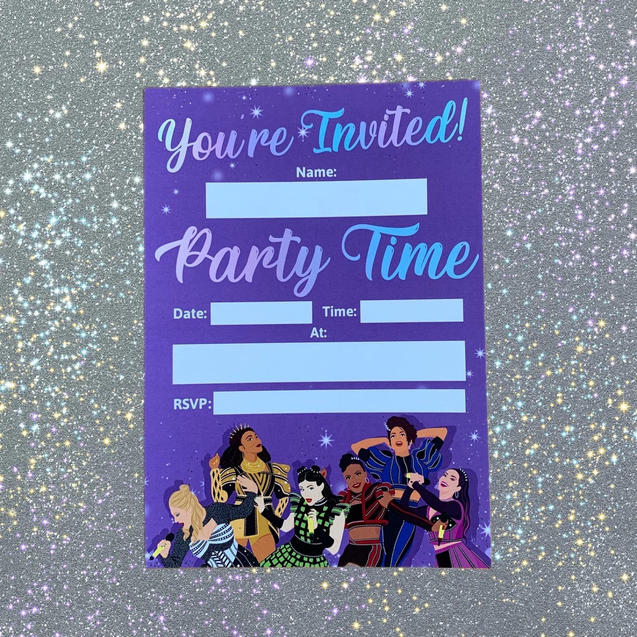 Six the Musical | Party Invitations | Invites | Musical Party ...
