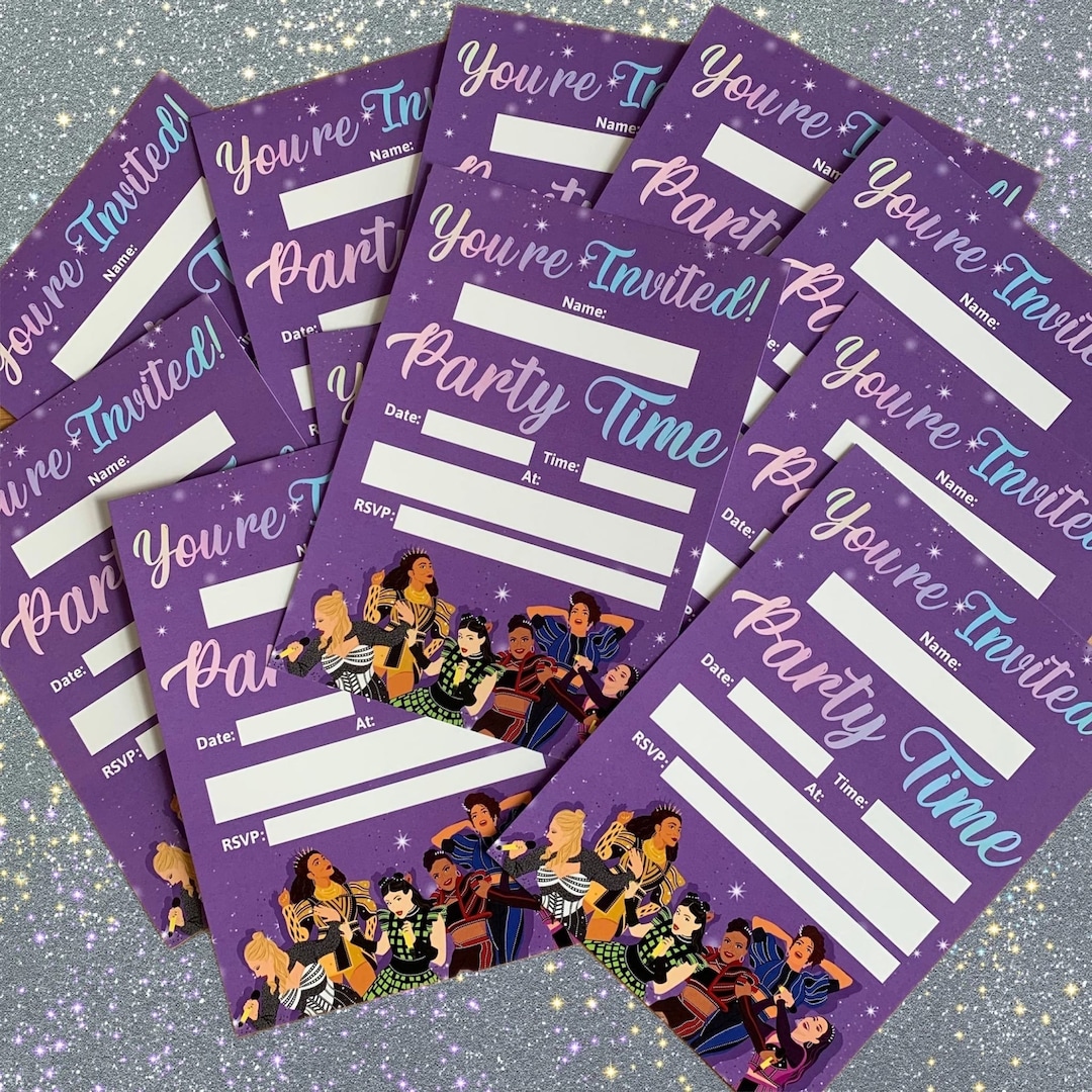 Six the Musical | Party Invitations | Invites | Musical Party ...