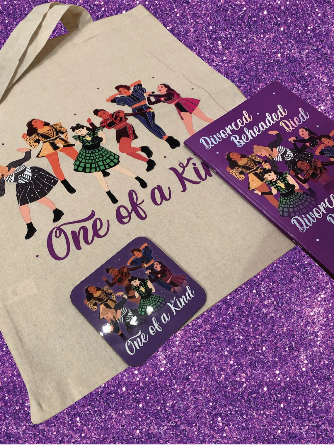 Six the Musical Bundle Six Musical Gift Musical Gift Notebook Coaster ...