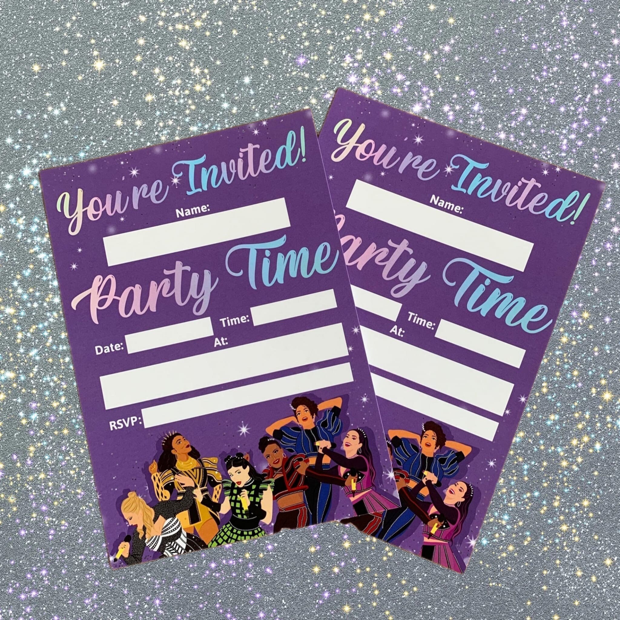 Six the Musical | Party Invitations | Invites | Musical Party ...