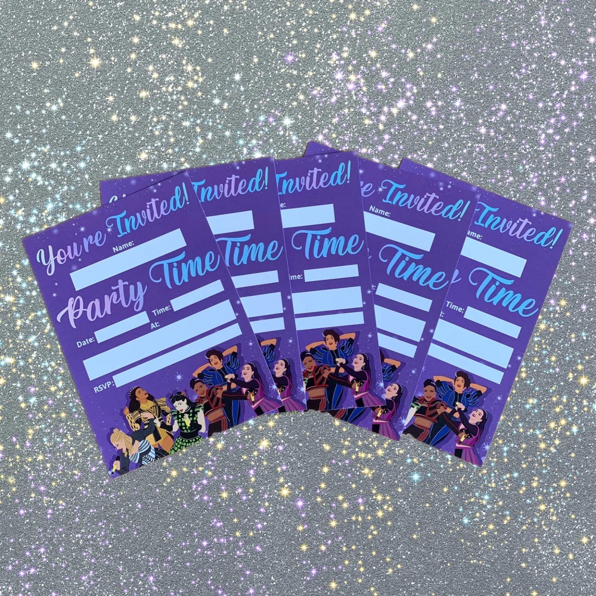 Six the Musical Party Invitations Invites Musical Party Invitations ...