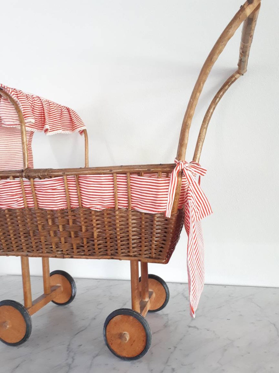 Antique French Doll Stroller Pram for Dolls - Etsy