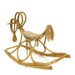 Rare Vintage Scandinavian Rattan Rocking Horse - Etsy