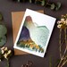 Mountain Morning Greeting Card | Watercolor Landscape Artwork | Outdoor ...