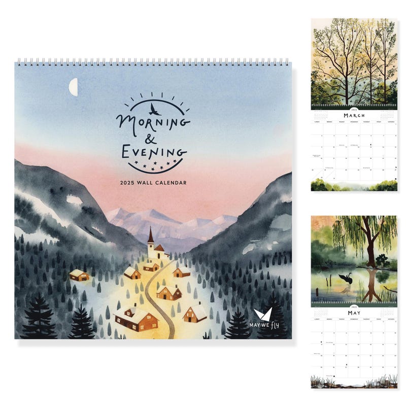Watercolor Calendar - Etsy