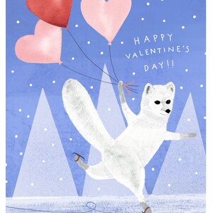 Printable Valentine Cards | Cute Polar Bear, Seal, Penguin, and Fox DIY ...