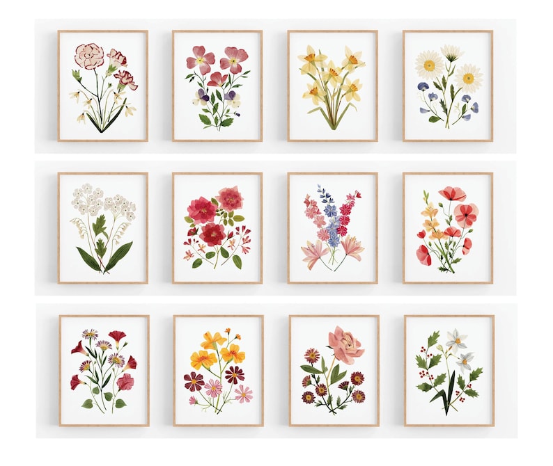 March Birth Flower Print | Watercolor Daffodils | Framed or Unframed ...
