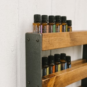 Essential Oil Wall Display | Essential Oil Storage | Essential Oil Rack ...
