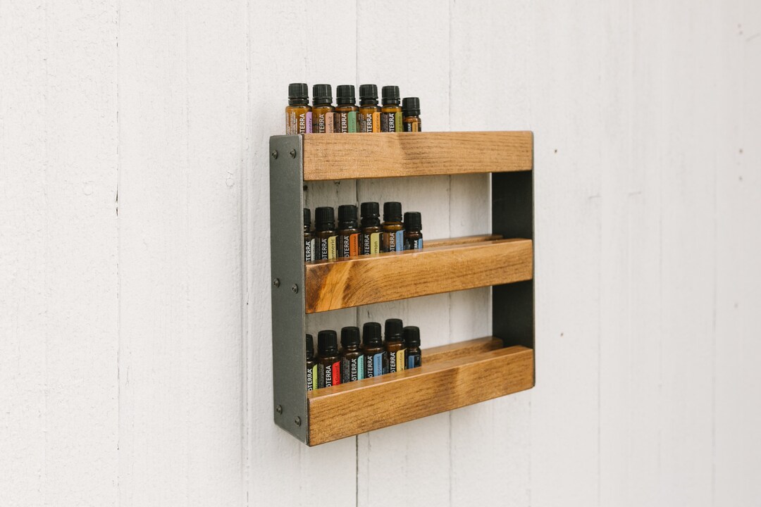 Essential Oil Wall Display | Essential Oil Storage | Essential Oil Rack ...