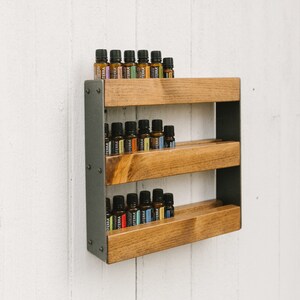 Essential Oil Wall Display Essential Oil Storage Essential - Etsy