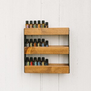 Essential Oil Wall Display | Essential Oil Storage | Essential Oil Rack ...
