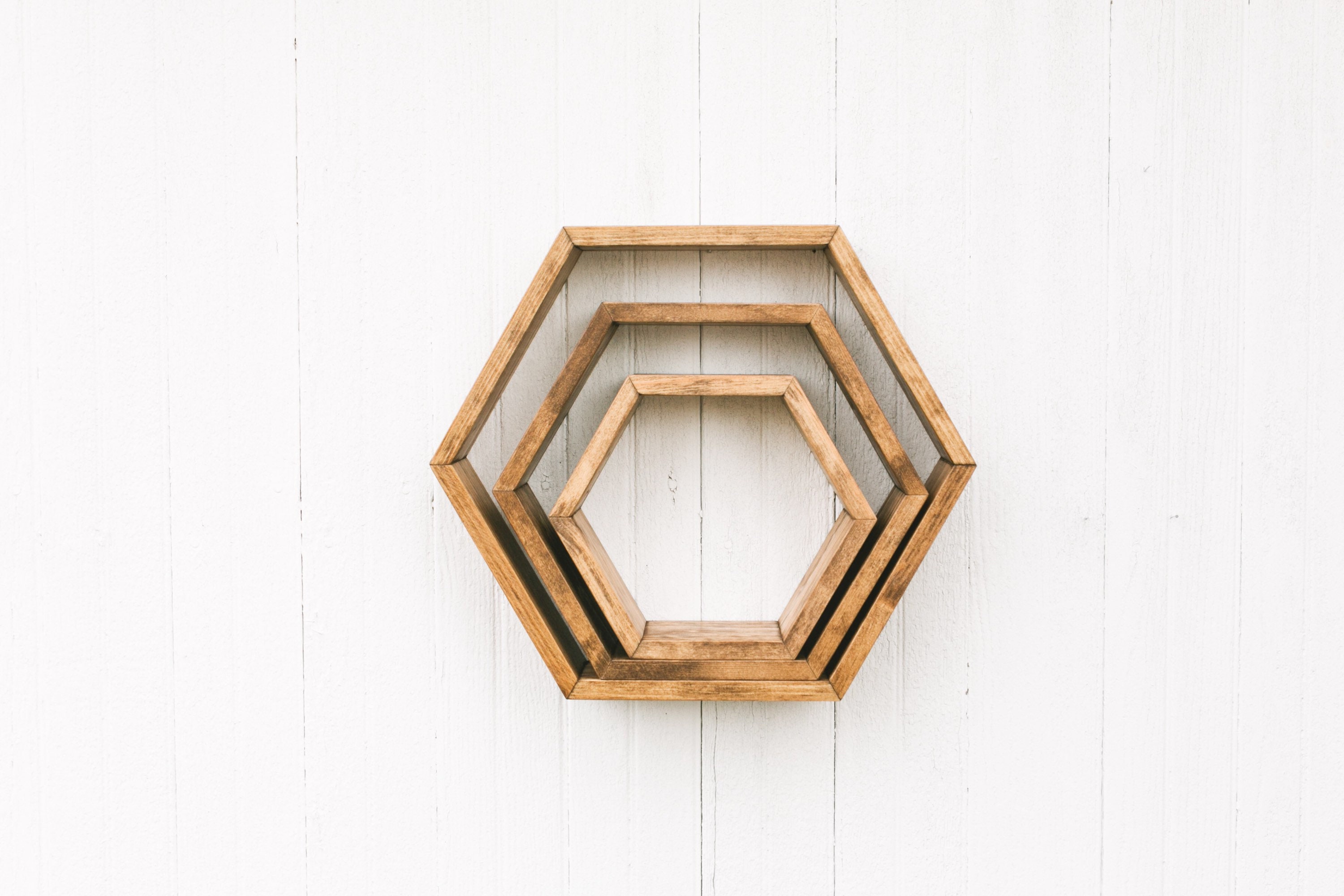 Hexagon Shelf Geometric Shelves Shape Shelves Hanging - Etsy