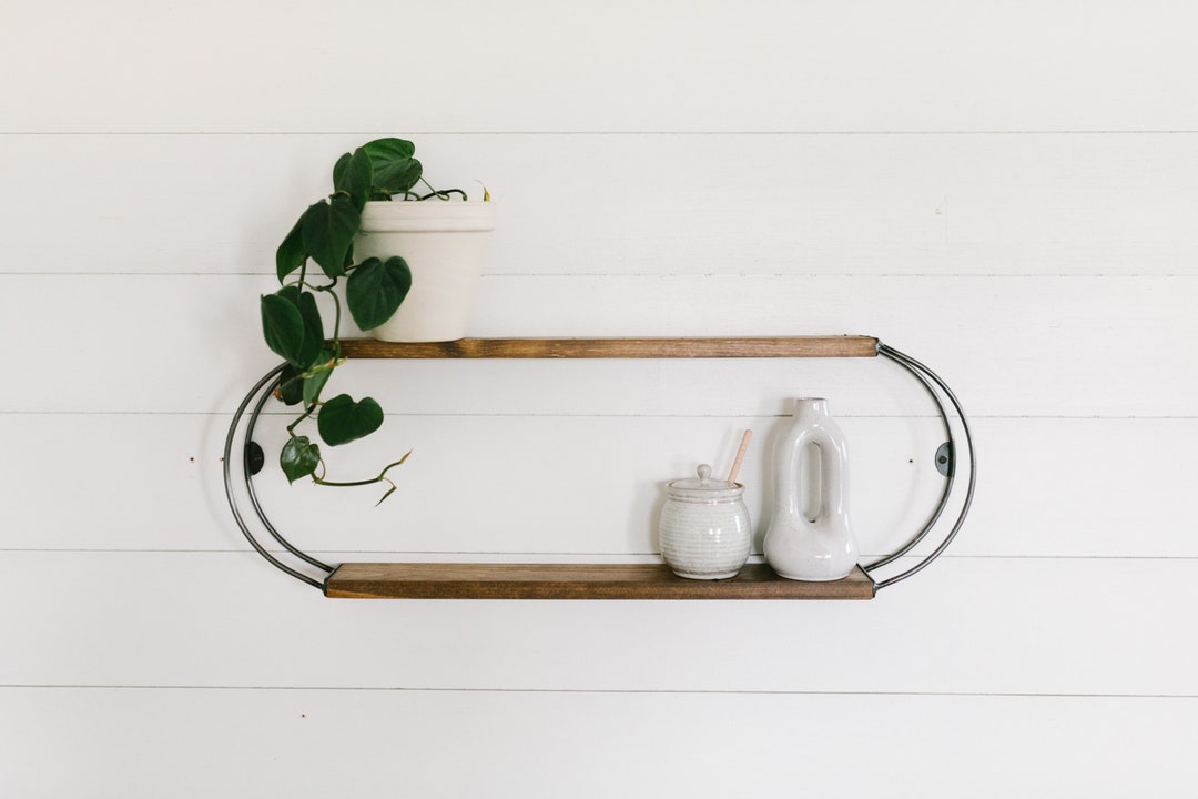Oval Shelf, Minimal Shelf, Wooden Shelf - Etsy