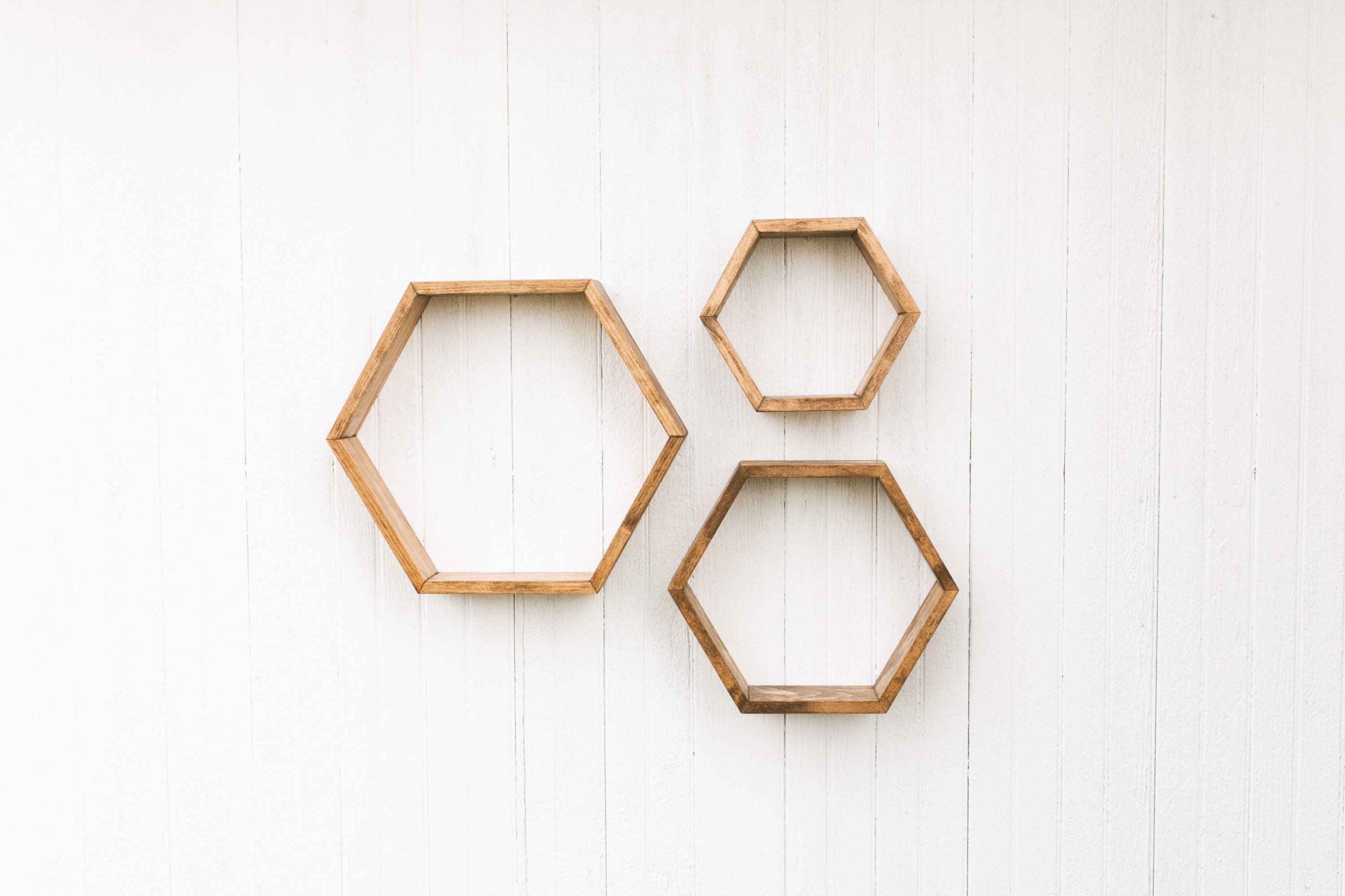 Hexagon Shelf Geometric Shelves Shape Shelves Hanging - Etsy