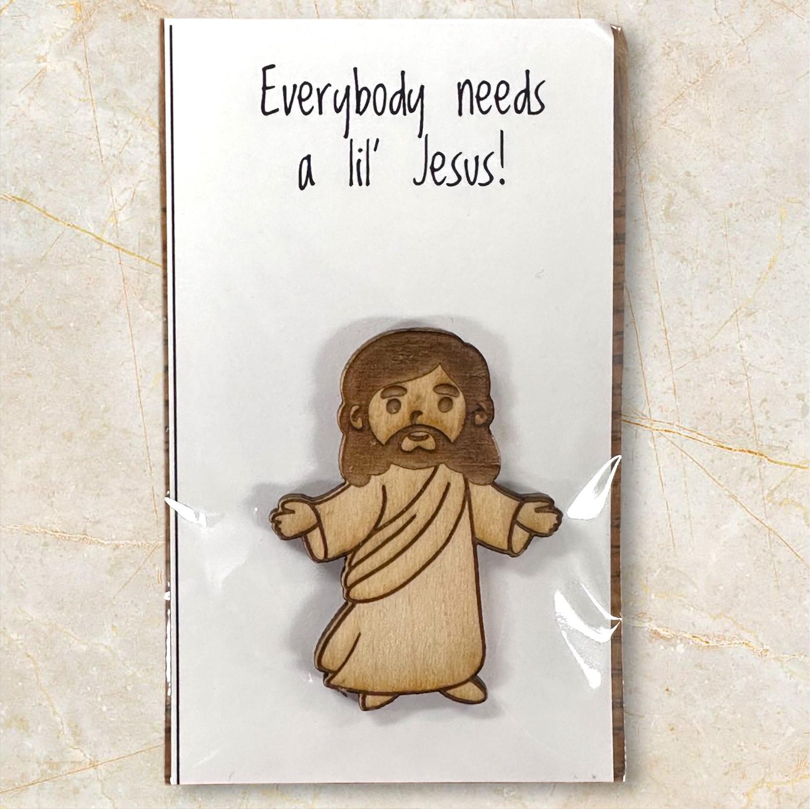 Little Jesus Pocket Card - Christian Gift - Easter Gift - Etsy