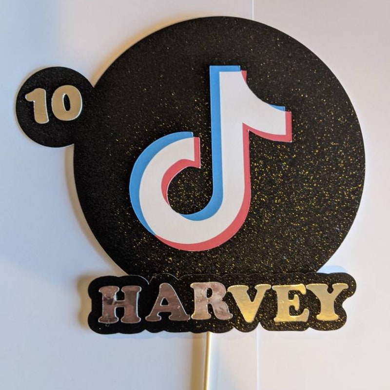 Tik Tok Cake Topper - Etsy