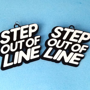Step Out of Line Statement Earrings in Multiple Color - Etsy
