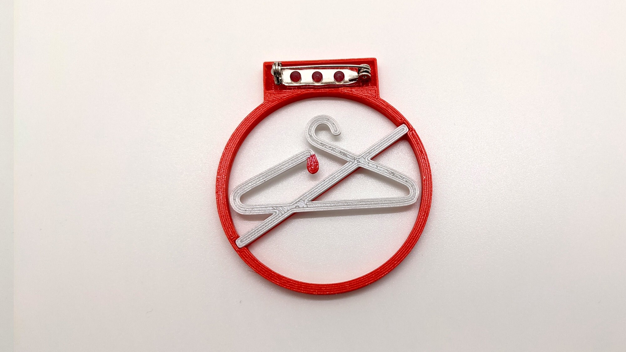 Reproductive Rights Pin small 3D Printed Hand Painted With - Etsy