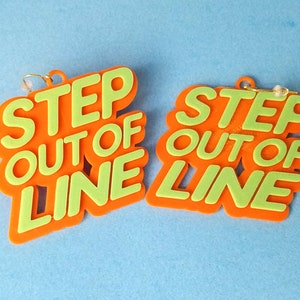 Step Out of Line Statement Earrings in Multiple Color - Etsy