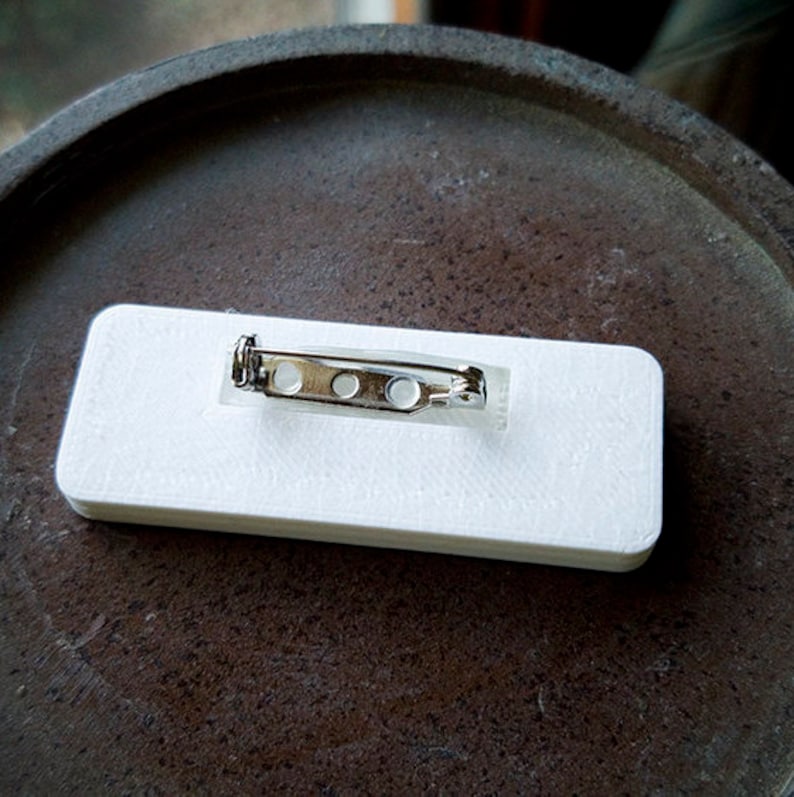 RESIST Pin 3D Printed Hand Painted With Acrylic Paints - Etsy