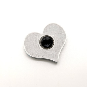 Pride Heart Pin, Available in Gold Tone or Silver Tone, Fully 3D ...