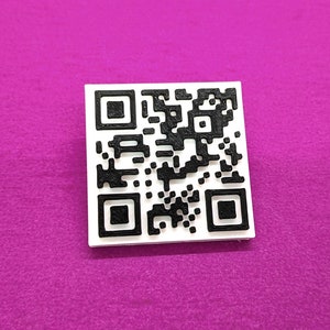 QR Code Pin, Perfect for Web Promotion, 3D Printed - Etsy