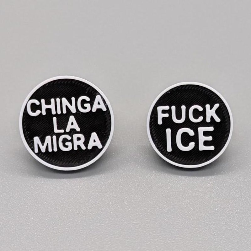 Abolish Ice Lapel Pin - Etsy UK