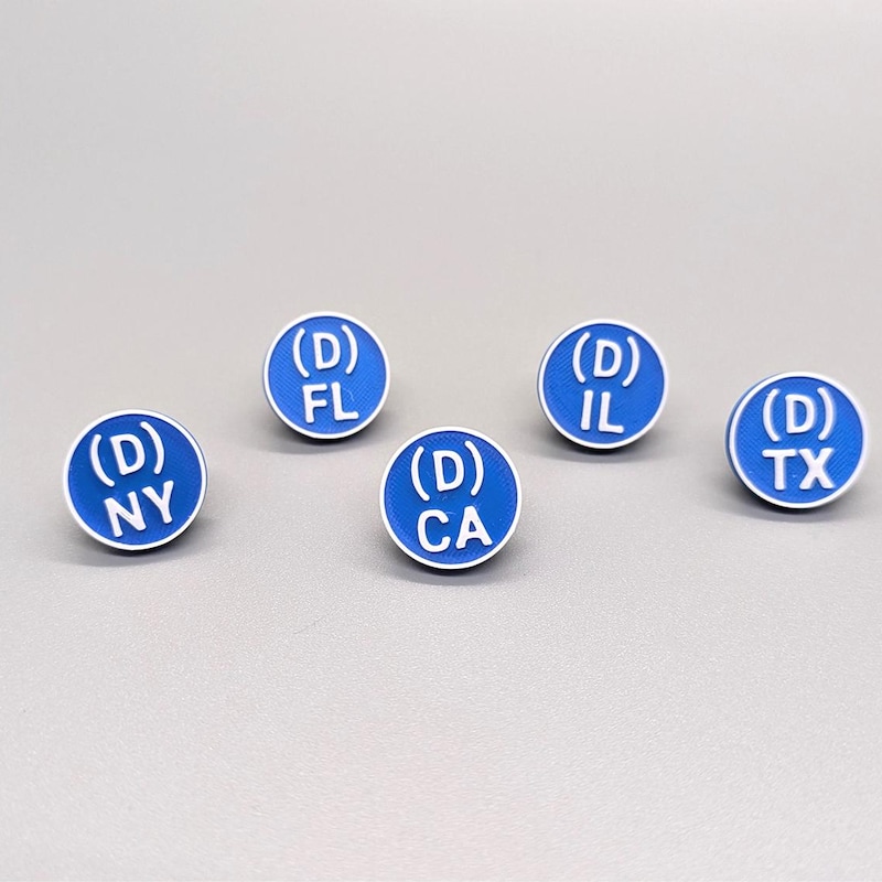 Democratic Progressive Buttons - Etsy UK