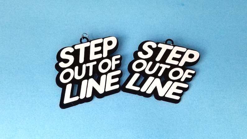Step Out of Line Statement Earrings in Multiple Color - Etsy