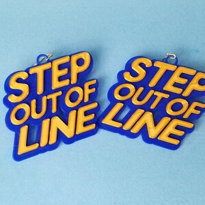 Step Out of Line Statement Earrings in Multiple Color - Etsy