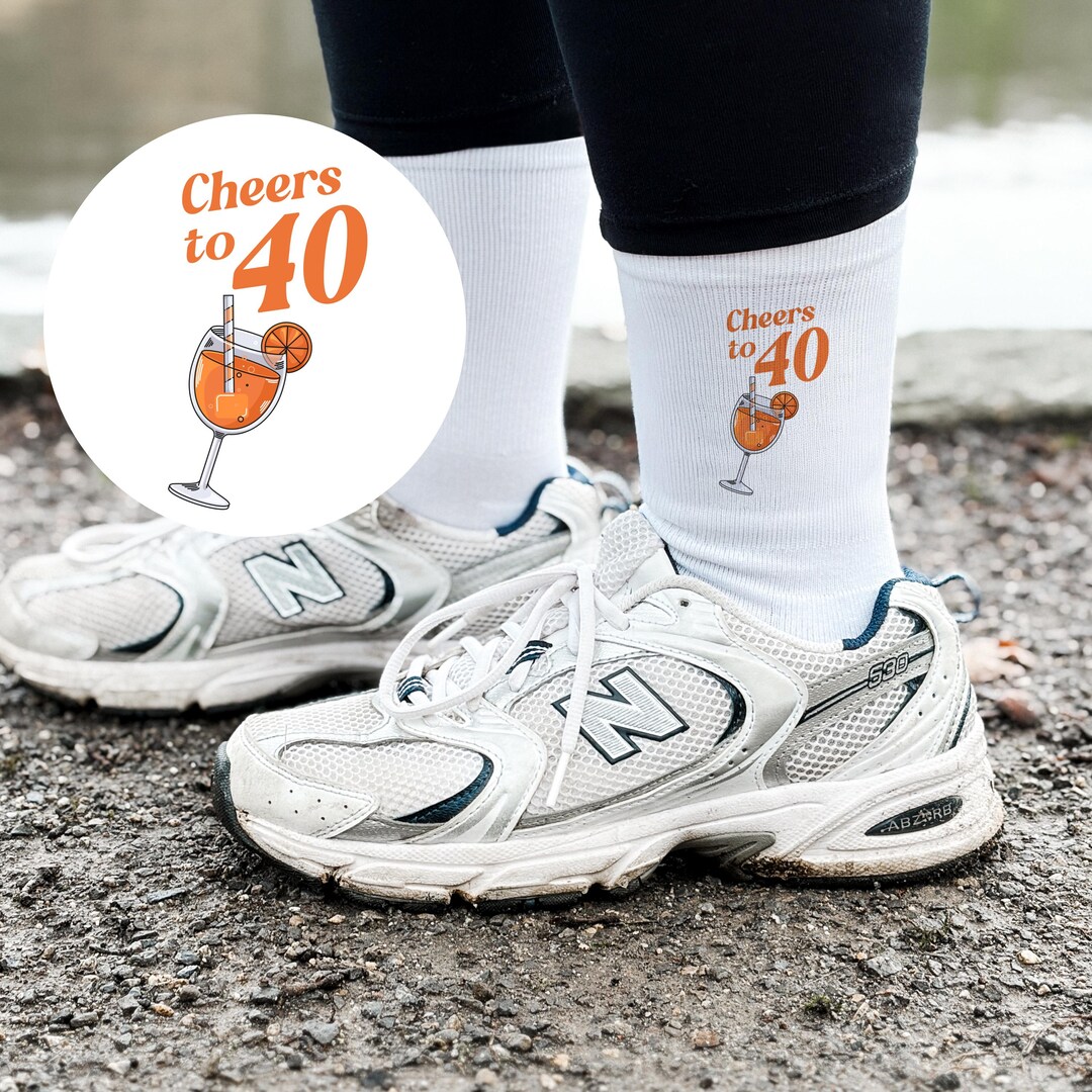 Aperol Spritz Socken zum 40. Geburtstag, It's Spritz o'clock ...