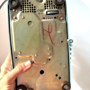 Vintage Teal Push Button Phone - Etsy