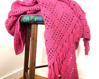 Magenta Throw Blanket - Etsy