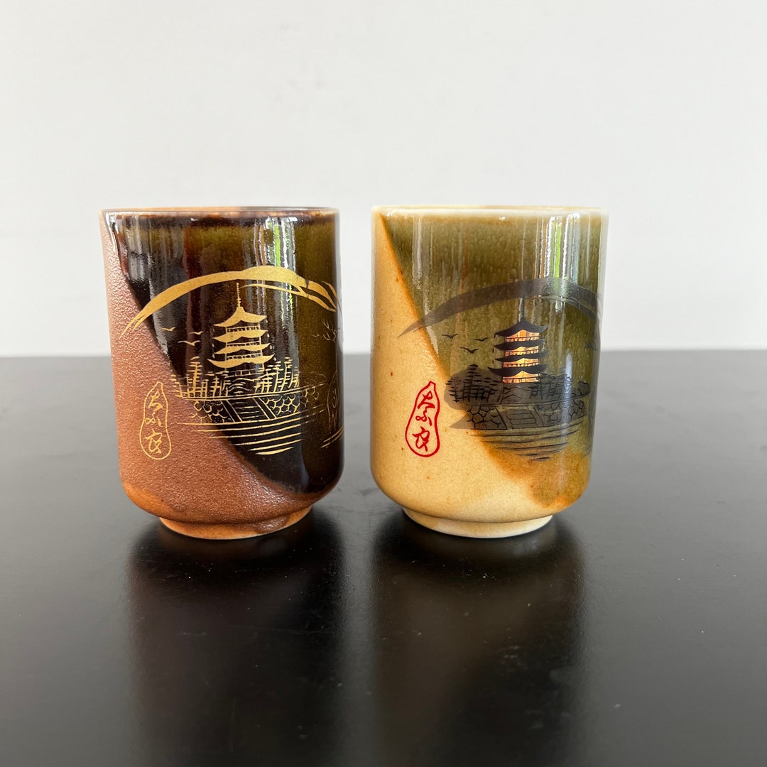 Vintage,japanese Tea Cups,tea Cups,japanese Gift,japanese Pottery,asian ...
