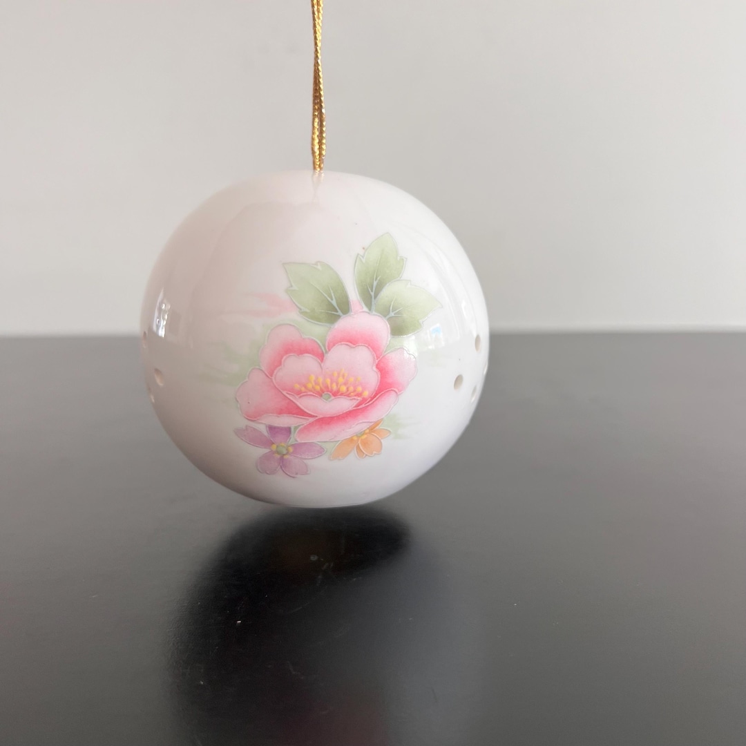Vintage,porcelain Pomander,potpourri,home Fragrance,hanging Pomander ...