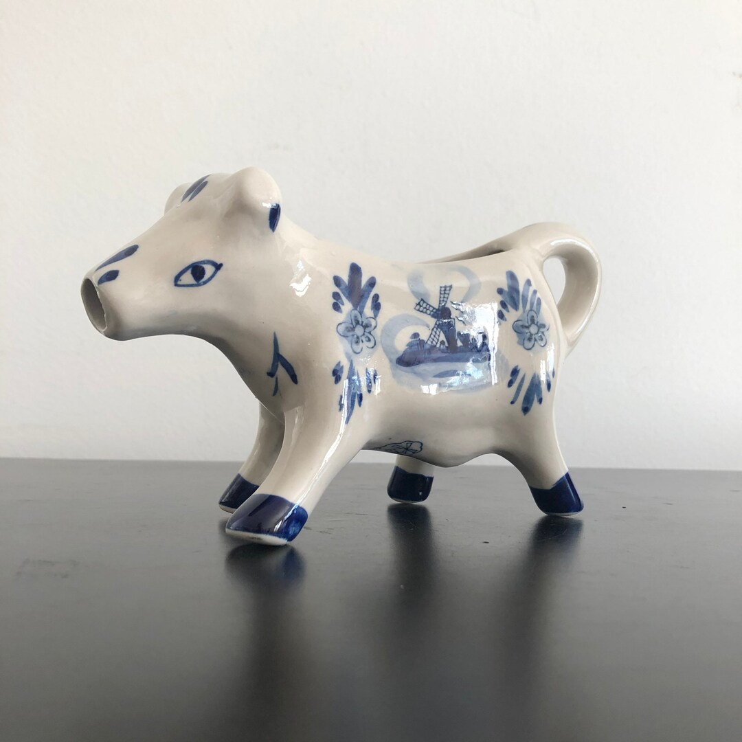 Vintage Delft Blue Cow Creamer: Dutch Pottery Milk Jug - Etsy Australia