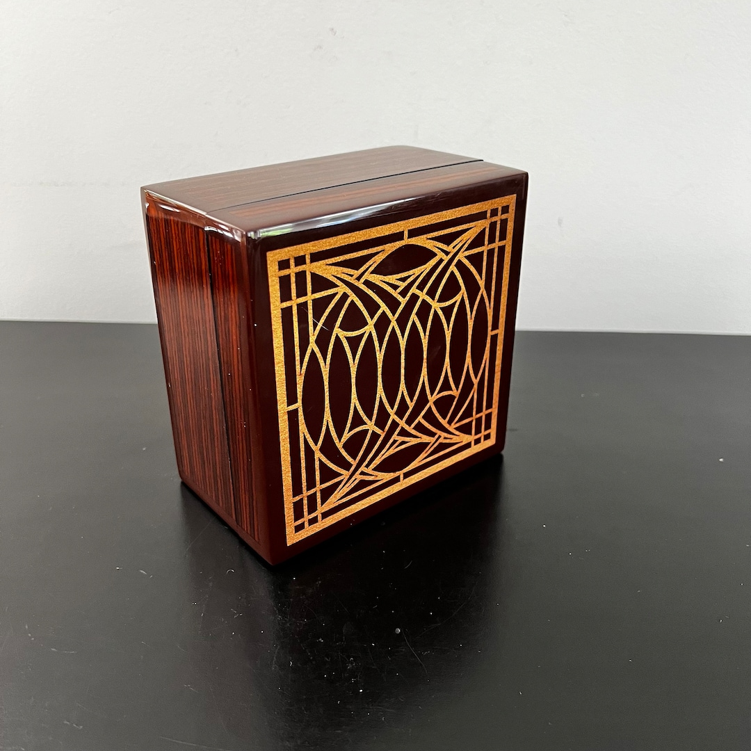 Lacquered Box,trinket Box,wooden Box,jewelry Box,wood Box,gift,italian ...